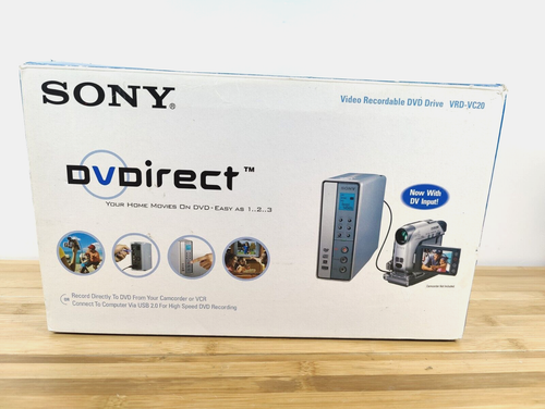 Sony DVDirect VRD-VC20 Video Recordable DVD Drive VCR To DVD Converter ...