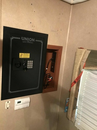 Safe Digital Wall Mounted Gun Security System Dual Lock Box Home Safe ...