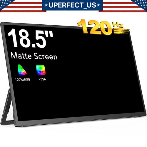 UPERFECT 18.5" 120HZ Ultra Slim HDR Portable Monitor IPS 1920*1080 FHD ...