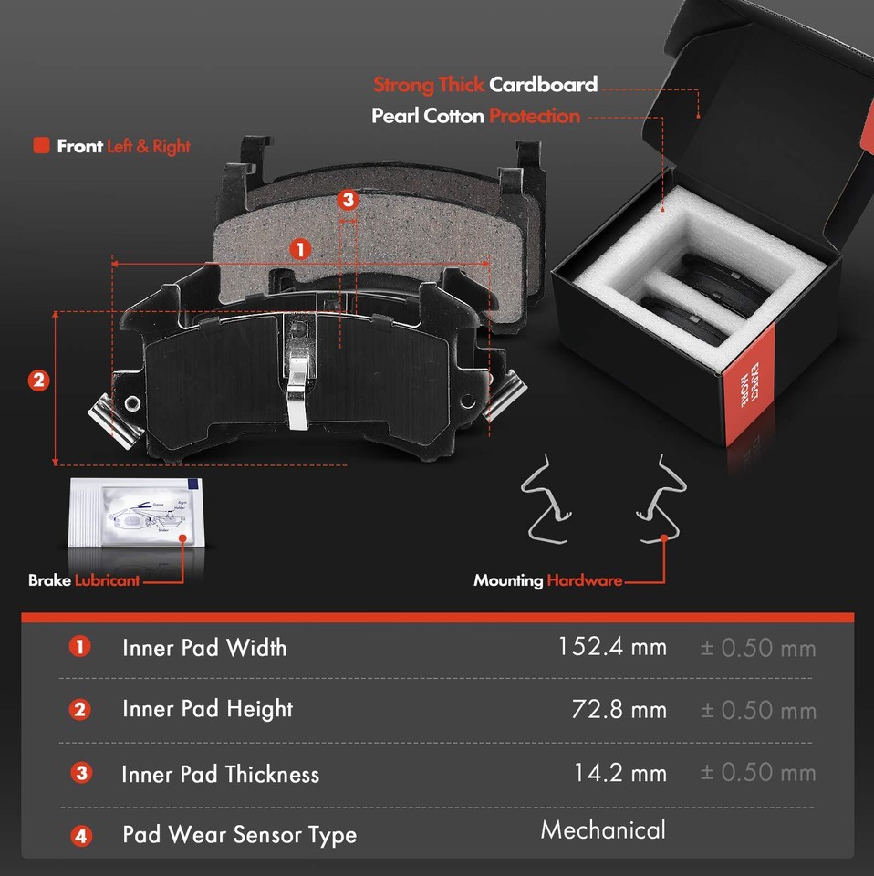 Front Disc Brake Rotor & Brake Pad for Chevy S10 Blazer GMC Jimmy ...