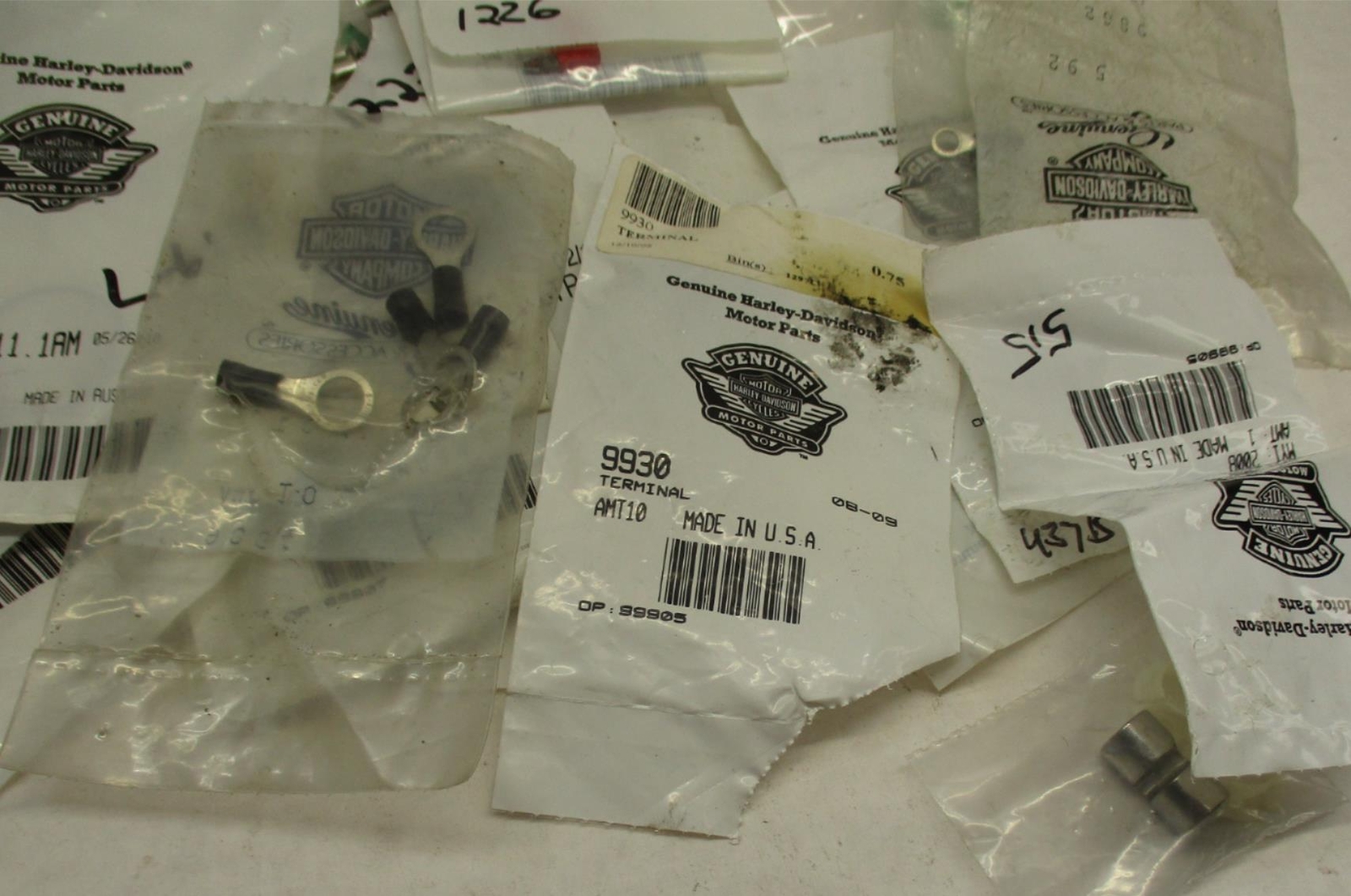 Huge Mixed Lot of Harley Davidson Genuine NOS Electrical Terminal ...