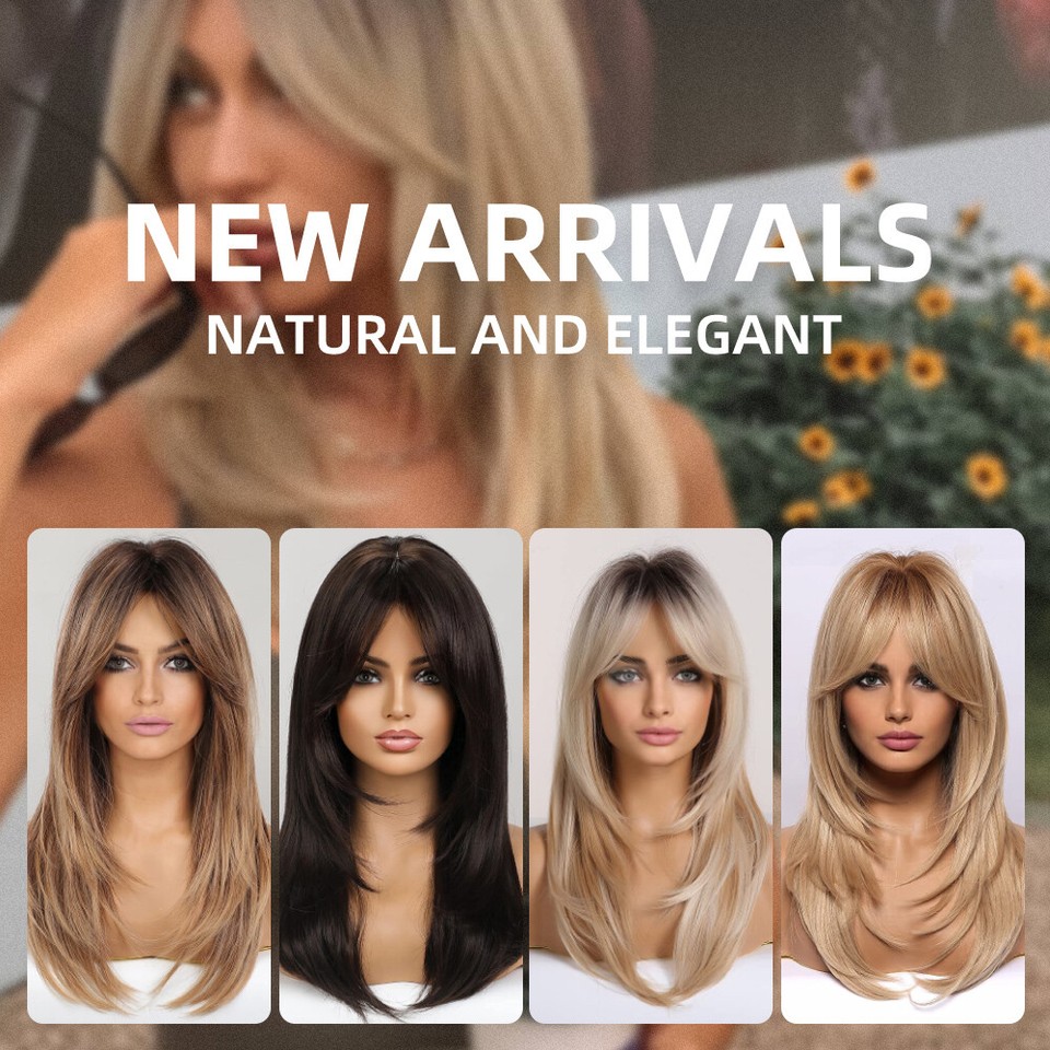 LOUIS Straight Bob Synthetic Wigs Wine Red Middle Part Black Root Wig ...