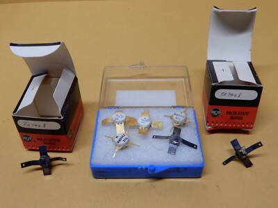 RCA TA7408 Transistors (3?) and Motorola MM8003 MM15559 Transistors ...