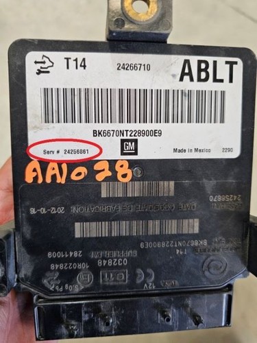 USED 2013 Chevy Silverado TCM ALLISON 2WD 24256861 Outrite AS IS 135k ...