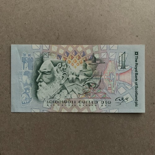 Alexander Graham Bell *** 1997 Scotland 1 Pound Royal Bank P359 ...