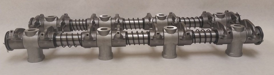 Rocker Arm Shaft Assembly w/ pushrods Ford FE 330 352 360 390 410 428 ...