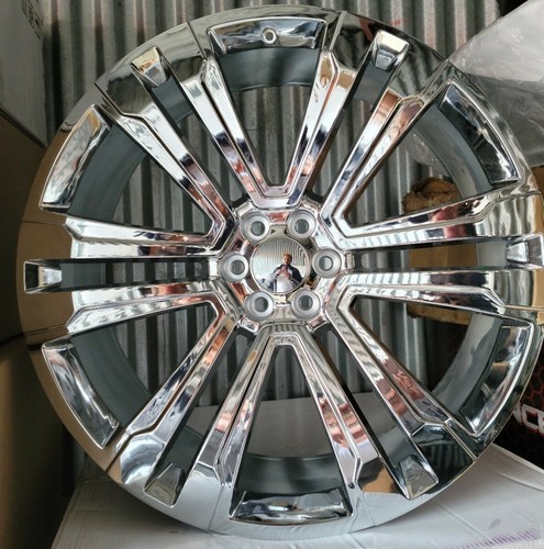 26" Inch Chrome Replica G10 Rims Wheels Split 6 328 +30 22 24 GMC Yukon ...