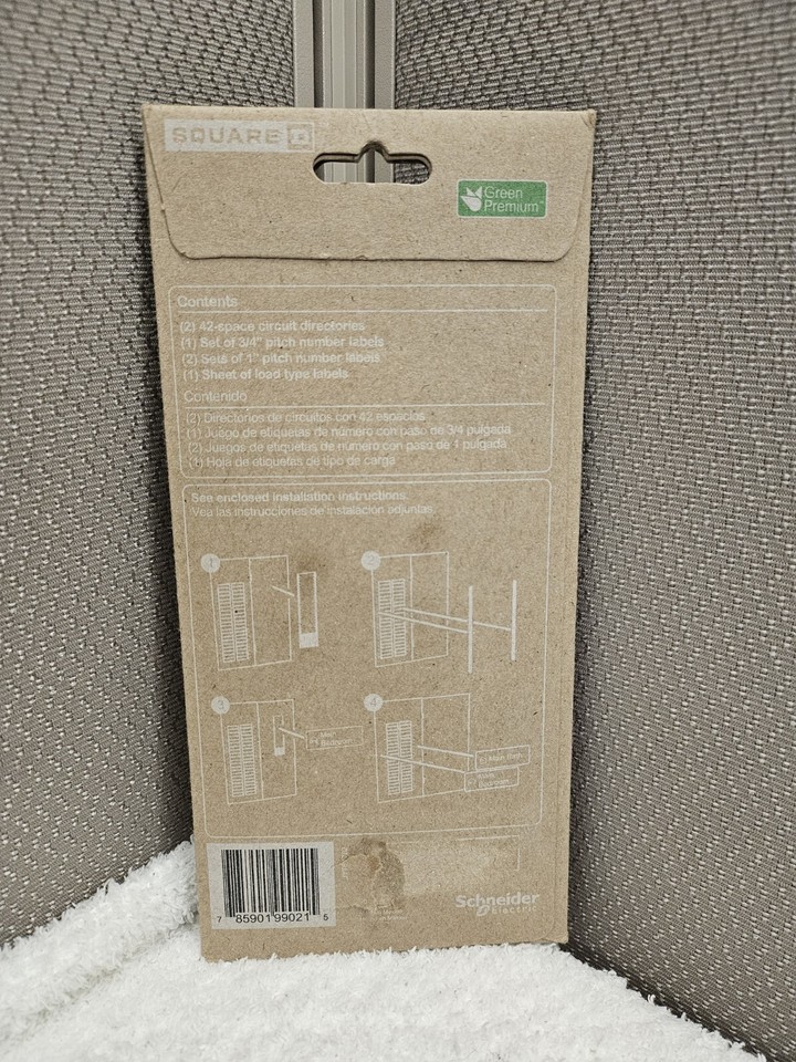 Load Center & CSEDs Universal Circuit Directory Kit 42-Labels ...