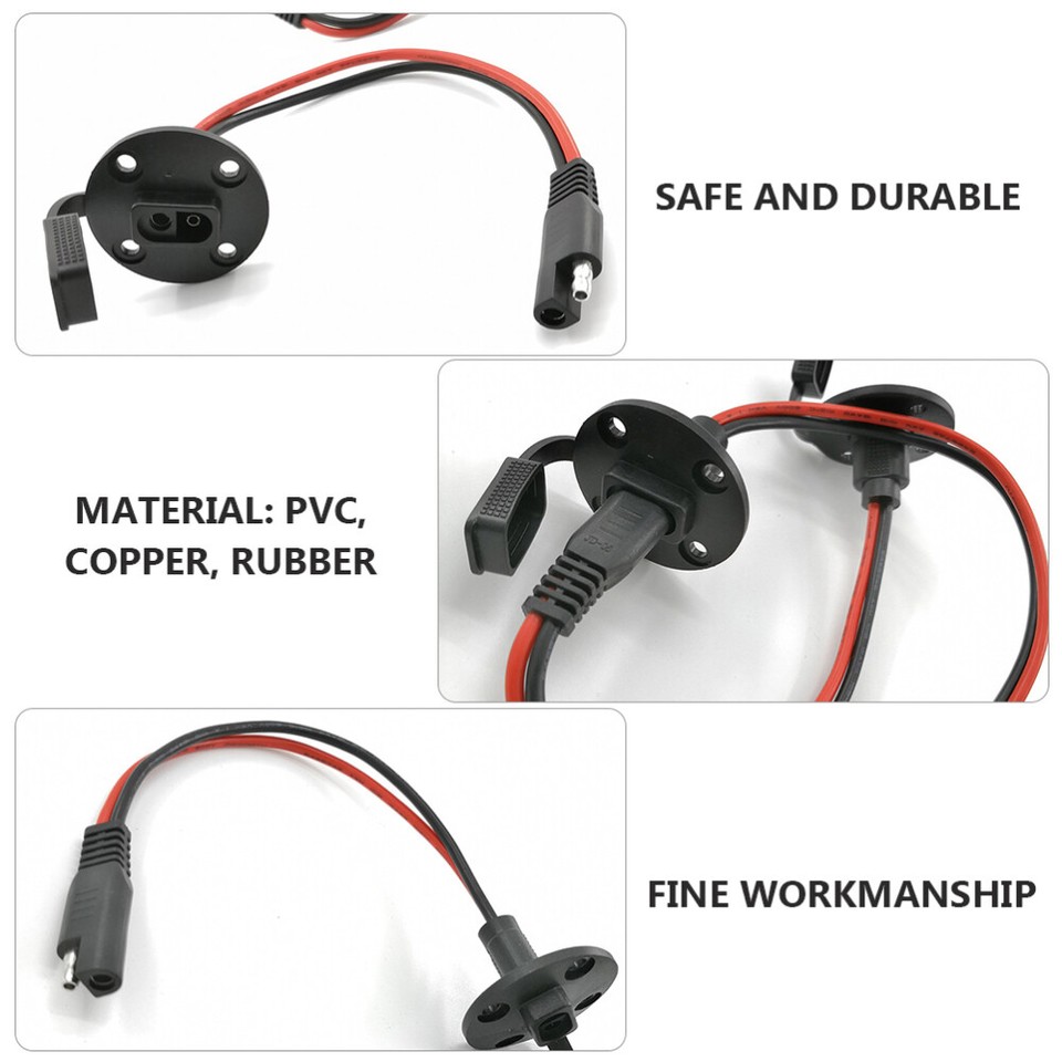 4 Sets Quick-connect Terminals Sae Cable Electric Toy Tractor Connector ...