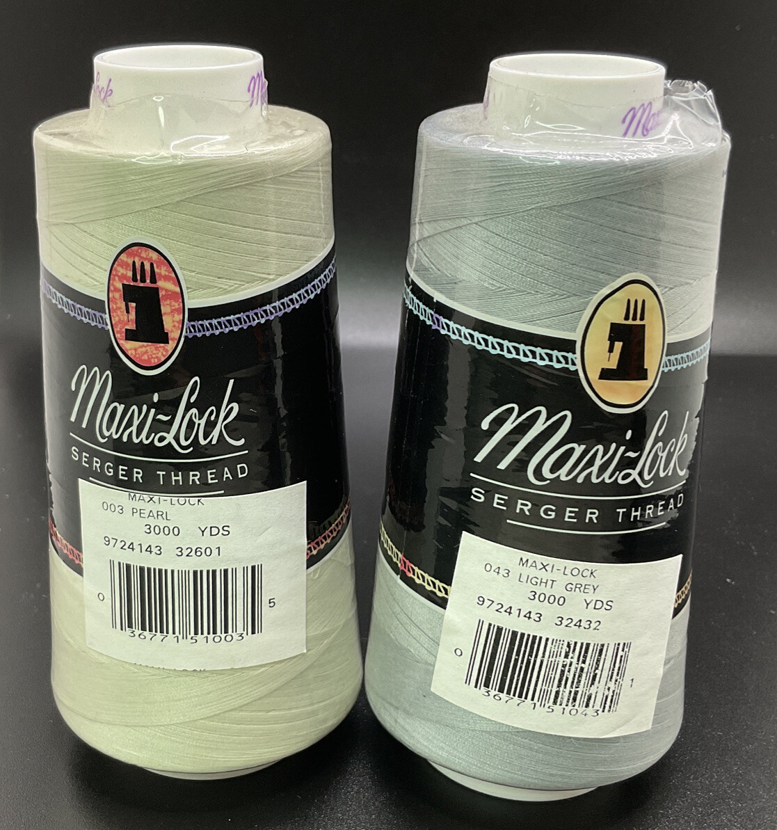 A&E Maxi-Lock Serger Thread 100% Polyester 3000Yds /Lot Of 2 | eBay