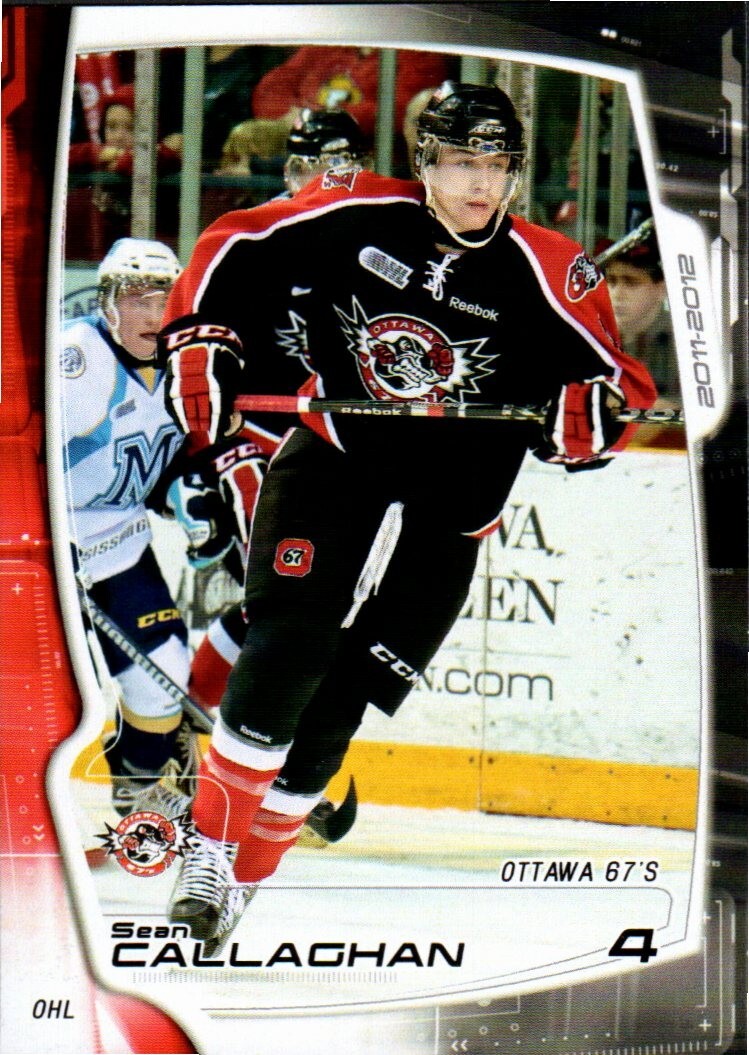 Sean Callaghan 2011-12 Ottawa 67's | eBay