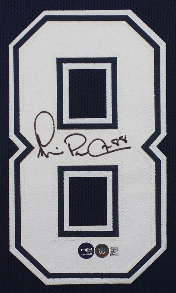 Michael Irvin Autographed & Framed Blue Dallas Jersey Auto Beckett COA ...