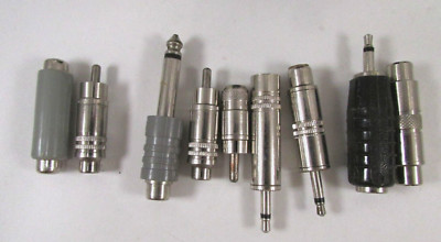 Lot of 9 Vintage Radio Headphone Microphone Adapter Jacks - UNTESTED | eBay