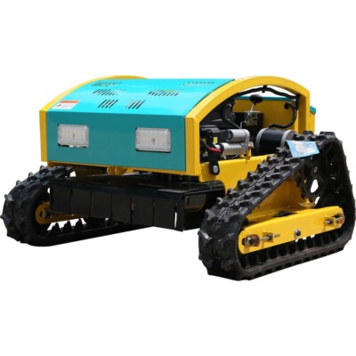 9HP Remote Control Lawn Mower with Remote Track and Adjustable Mowing ...