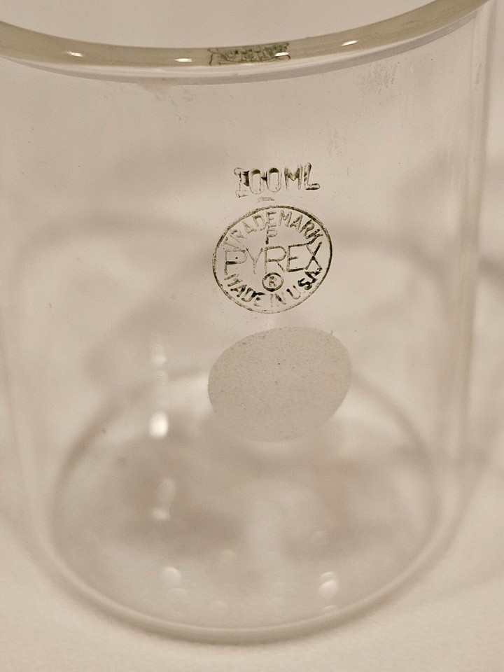 Vintage Pyrex K EXAX Chemistry Beaker Flask glassware lot 3 pieces | eBay