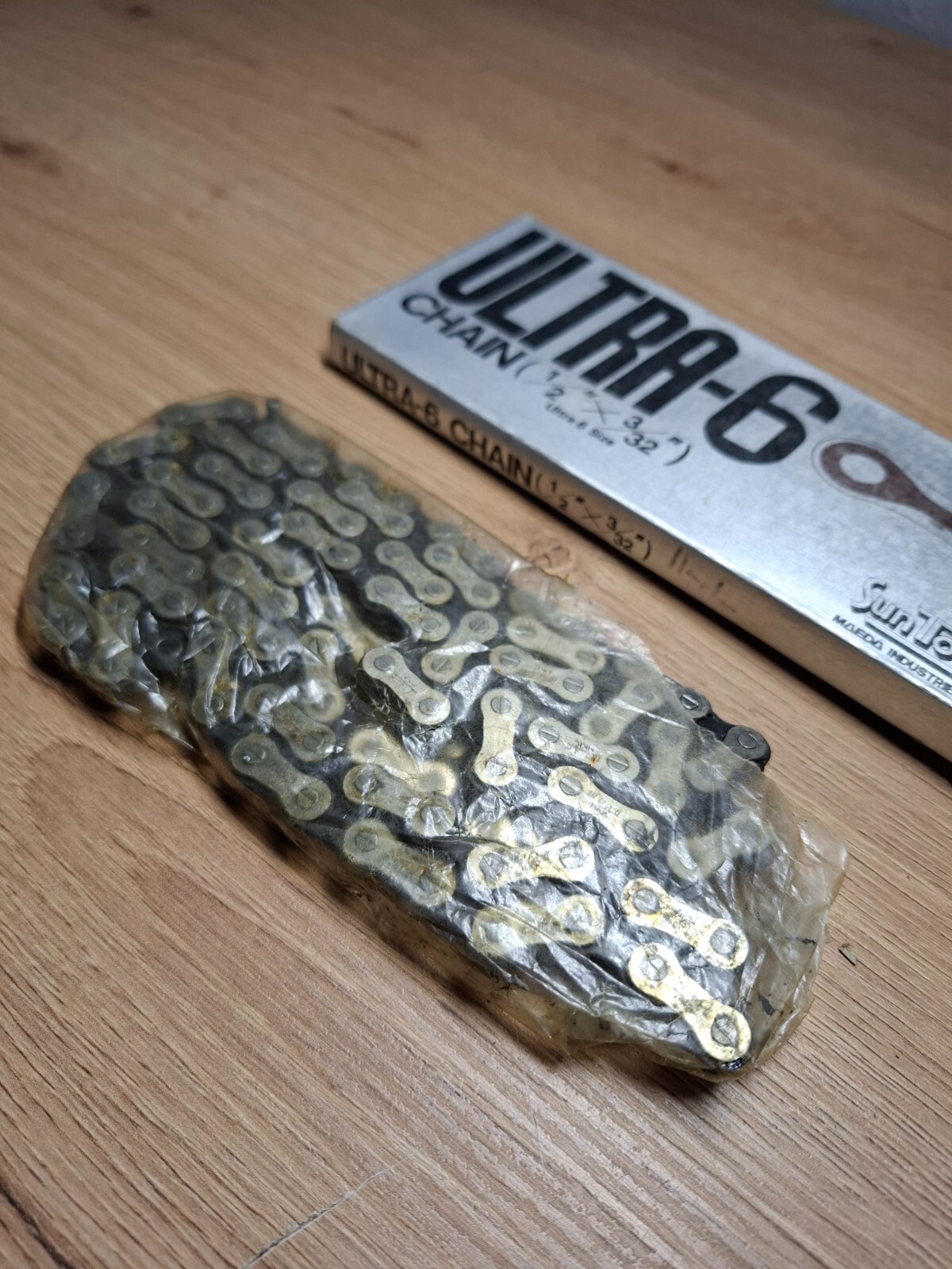 Retro Bicycle Parts NOS Suntour Ultra-6 Chain Size: 1/2" x 3/32" 114 ...