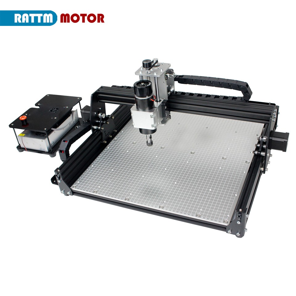 「EU」500W 4540 CNC Router Engraving Machine 20W 40W Laser Mill Cutting ...