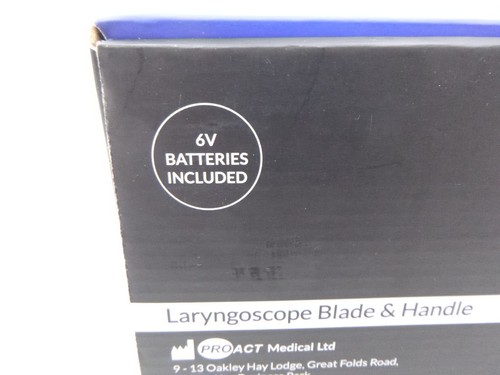 10 Pack PROACT Metal Max Combi 90 Laryngoscope Blade & Adult Handle EXP ...