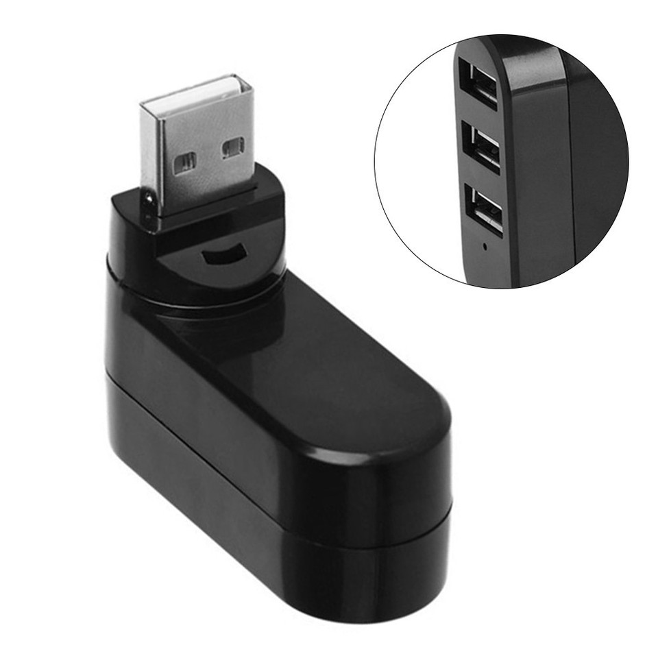 Flexible USB 2 0 Rotating Splitter Adapter Hub for Easy Device ...