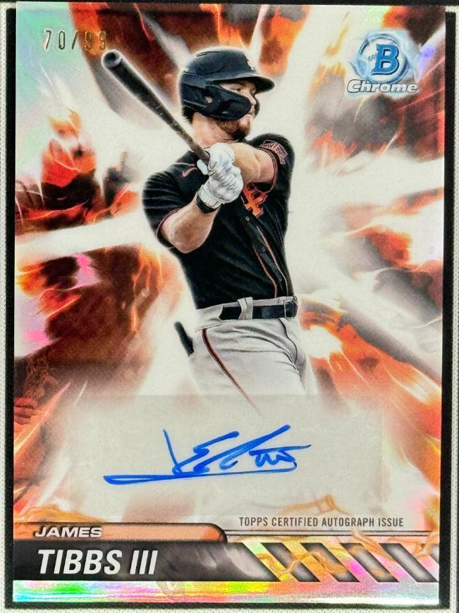 2024 Bowman Draft - Plasma Power Autographs James Tibbs III #PPA-JT /99 ...