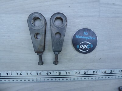 1976 Suzuki GS750E S1037) left and right rear wheel chain adjusters set ...