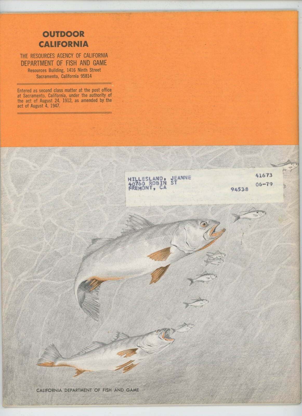 July Aug 1978 Outdoor California Magazine Orange Mouth Corvina Paul B ...