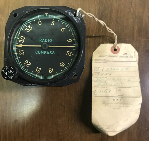 Kearfott ID-90A/ARN-6 Radio Compass Indicator Vintage Aircraft ...