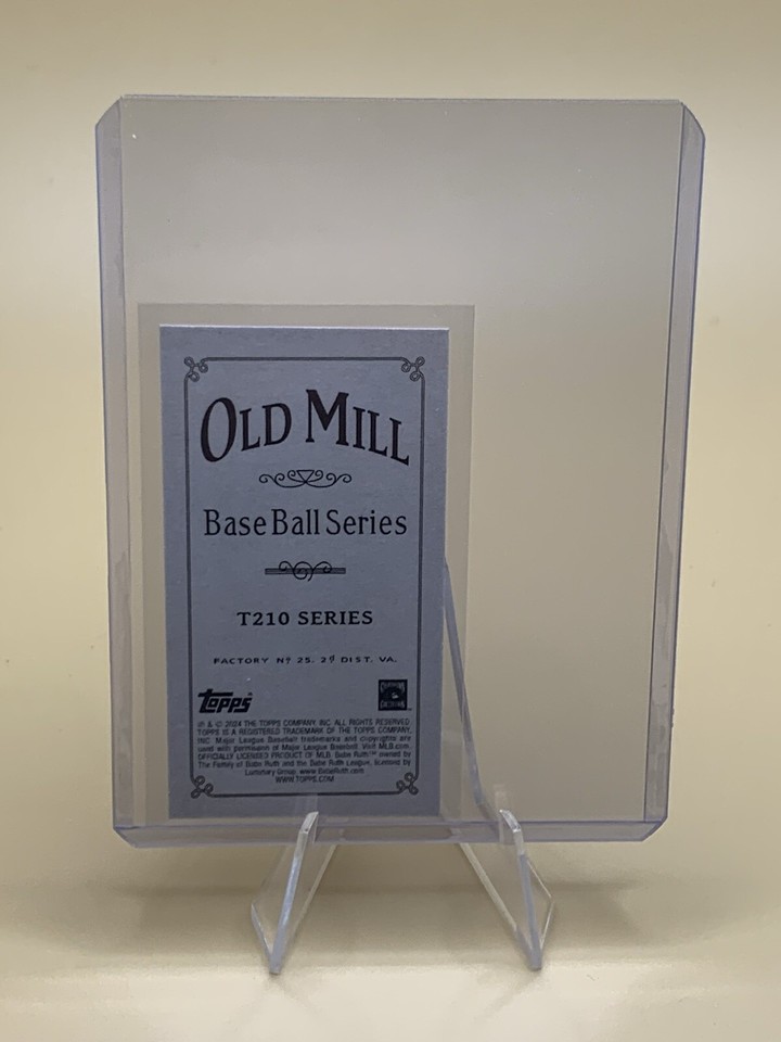 2024 Topps T206 - BABE RUTH - SP Topps 210 Variation RED Old Mill Red ...