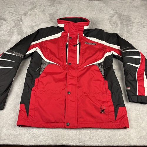 Spyder Ski Jacket Men’s 52 Xl Red Black Entrant Dermizax Thinsulate ...