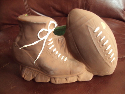 Vintage McCoy Football /Boot Planter 1950's | eBay