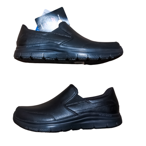 Slip Resistant from Skechers Work Relaxed Fit Memory Foam Black Size 8 ...
