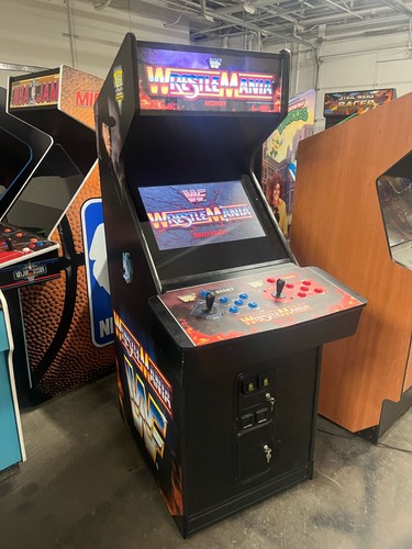 WRESTLEMANIA ARCADE MACHINE by MIDWAY WWF 1995 (Excellent Condition) | eBay