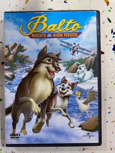 Balto Dvd Rescue Of The Lost Plane - Spanish English Italian Portuguese ...