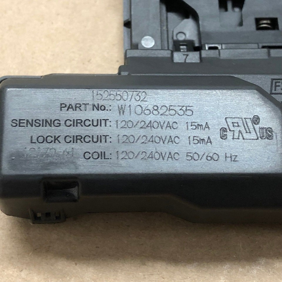 Whirlpool Maytag Kenmore & Others Washer Lid Lock Assembly W11307244 ...