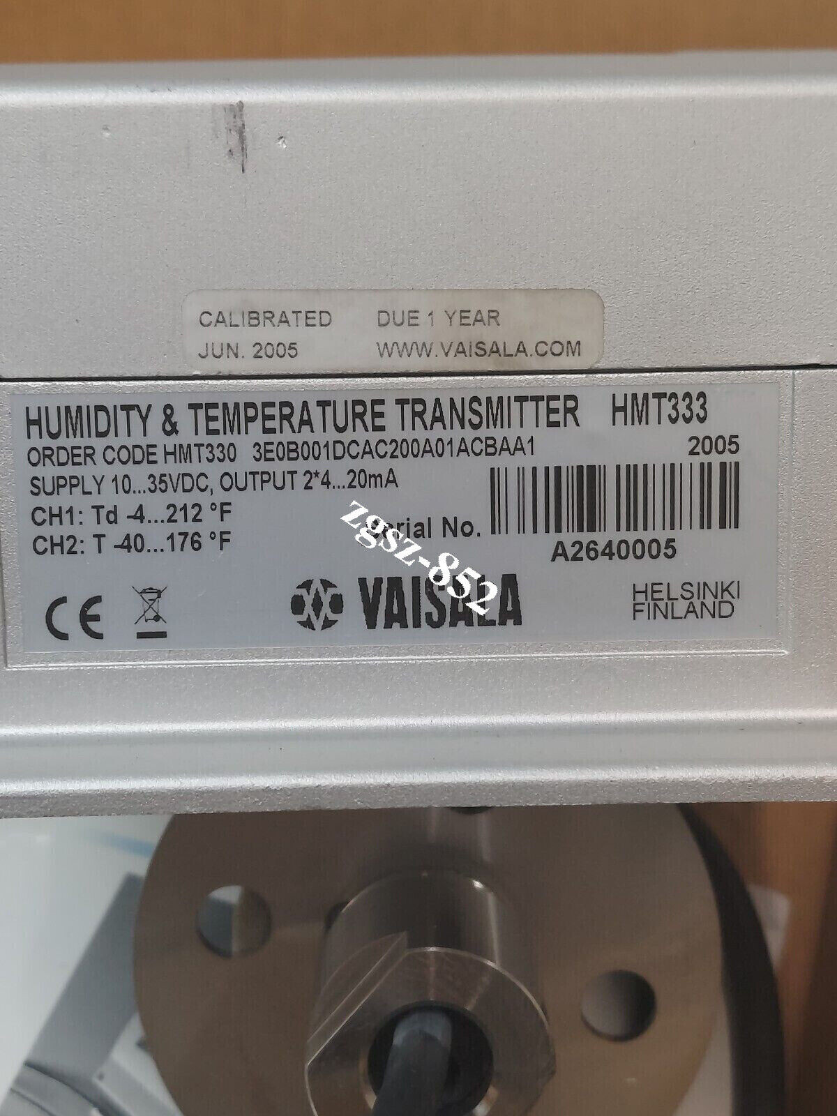 Vaisala HMT333 Humidity & Temperature Transmitter for sale online | eBay