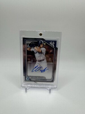 CALEB DURBIN 2024 Bowman Chrome 1st Bowman Auto Yankees #CPA-CD ...