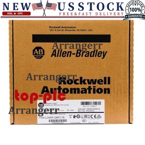 New Sealed AB 1769-L24ER-QBFC1B / A CompactLogix 750KB Controller US ...