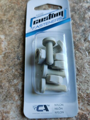 Nylon License Plate Tag Fastener Bolts & Nuts for auto/car/truck Light ...