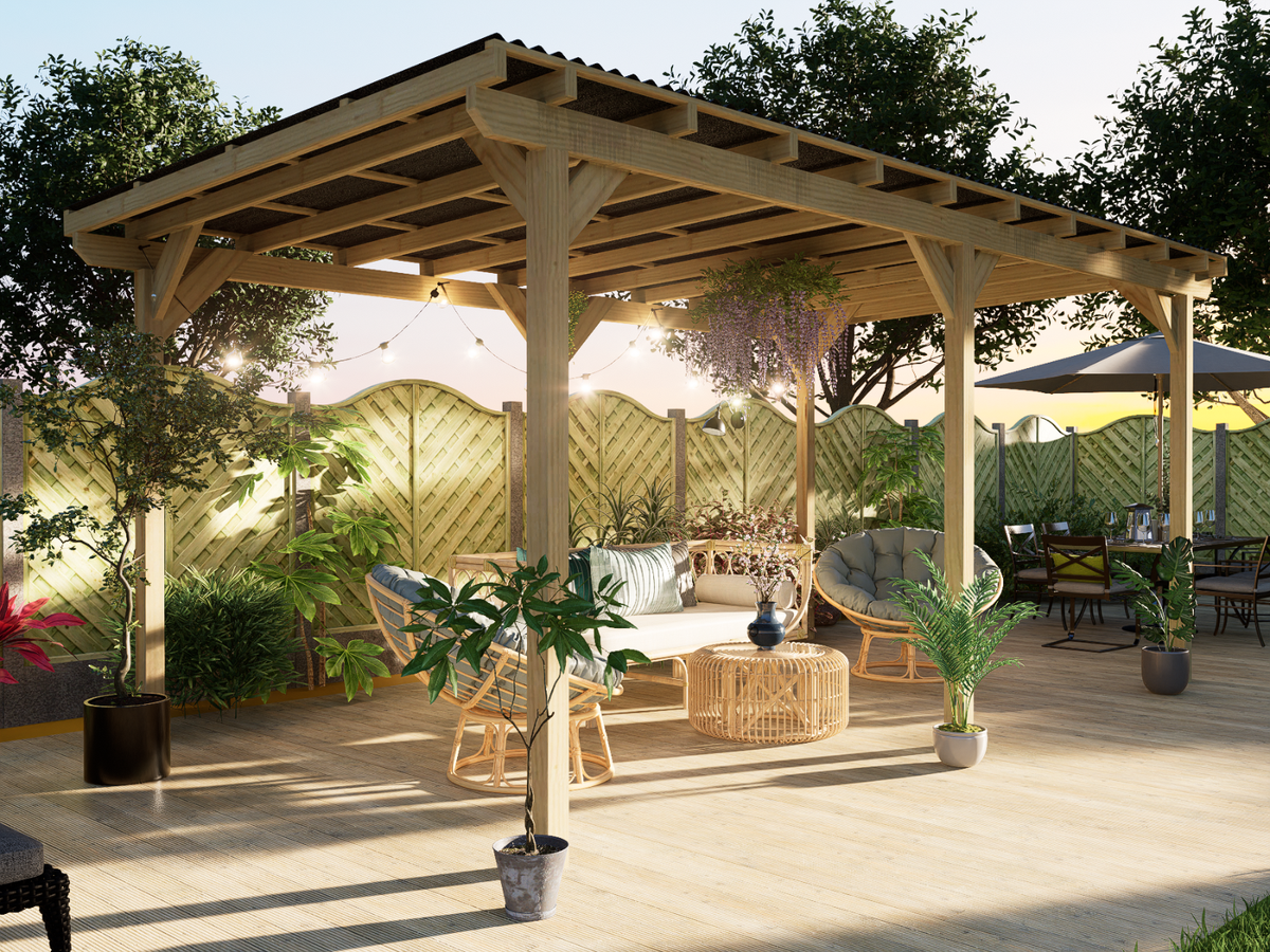 Bamboo Pergola Kit