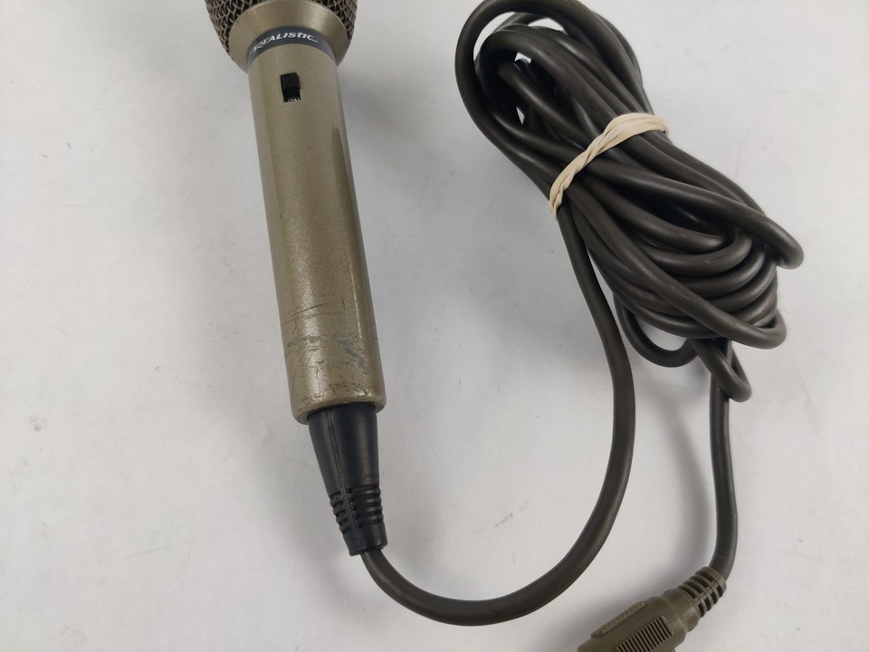 Realistic Cardioid Dynamic Microphone 33-1071 IMP 4000 Japan 1/4" plug ...