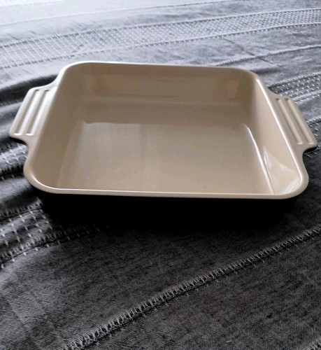 Le Creuset Stoneware Square Baking Pan Dish Casserole 9”x9” Black- NEW ...