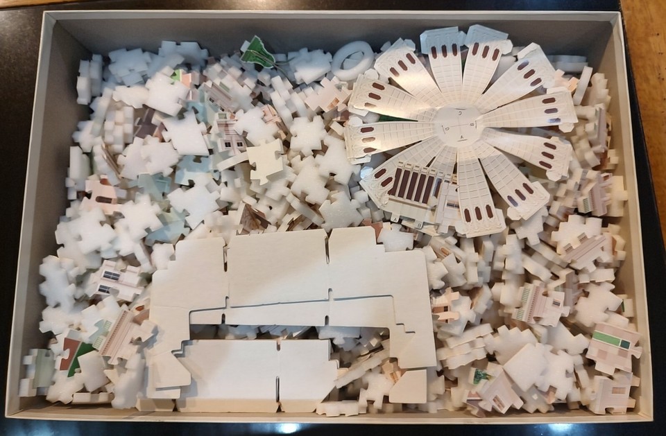 US Capitol Building 3D Puzzle by Milton Bradley 718pc Item #4463 ...