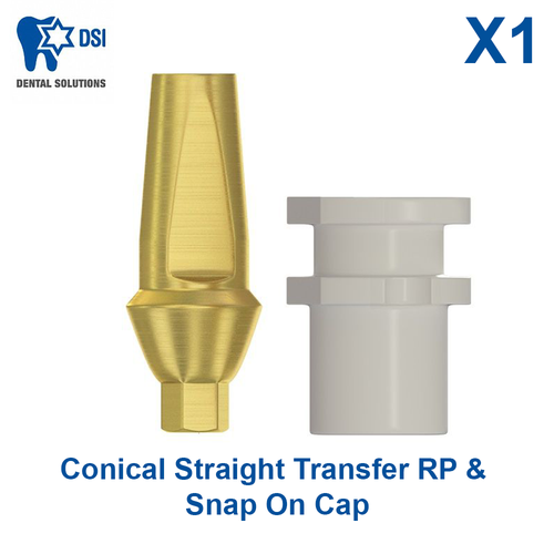 1x DSI Dental Conical Straight Transfer Snap On Cap Nobel Active RP | eBay