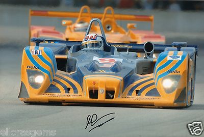 Le Mans Driver Andy Wallace Hand Signed Photo 12x8" Ah | eBay