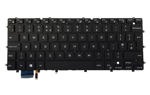 Genuine Original Dell Inspiron 15 7547 7548 UK Layout BACKLIT Keyboard ...
