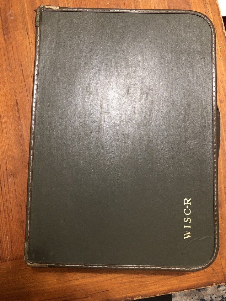 WISC-R Psychological Testing Kit | eBay