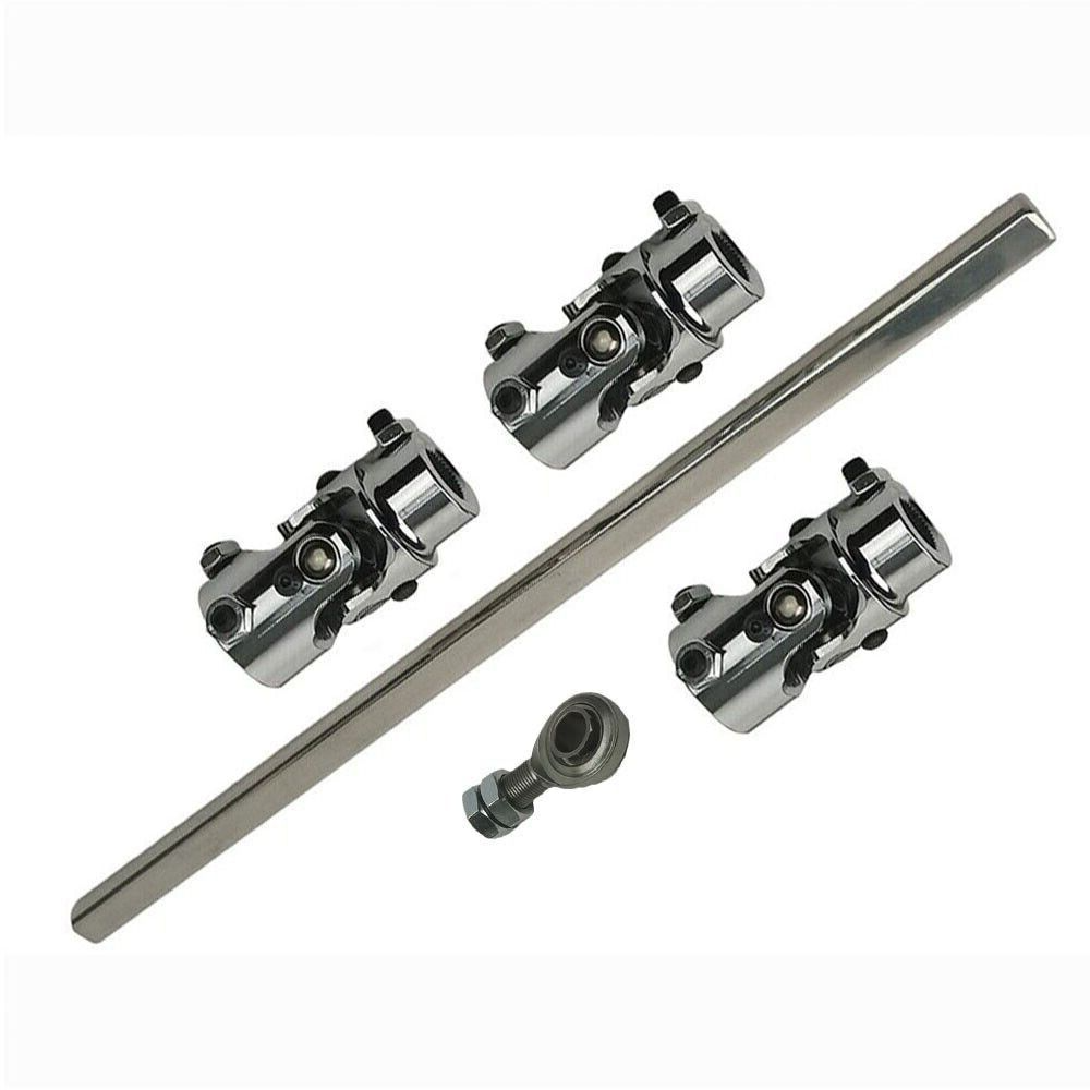 Street Rod Mustang II Manual Rack 22" Steering Shaft Kit + Heim & U ...