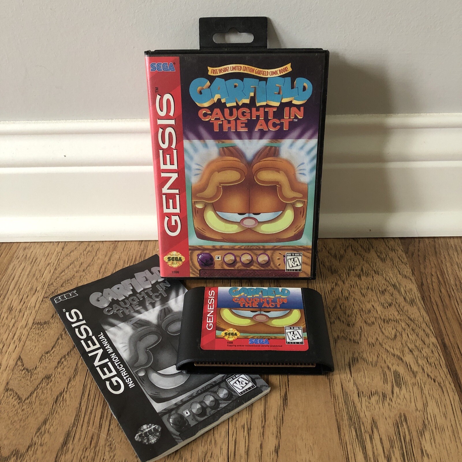 Garfield: Caught in the Act (Sega Genesis, 1995) | eBay