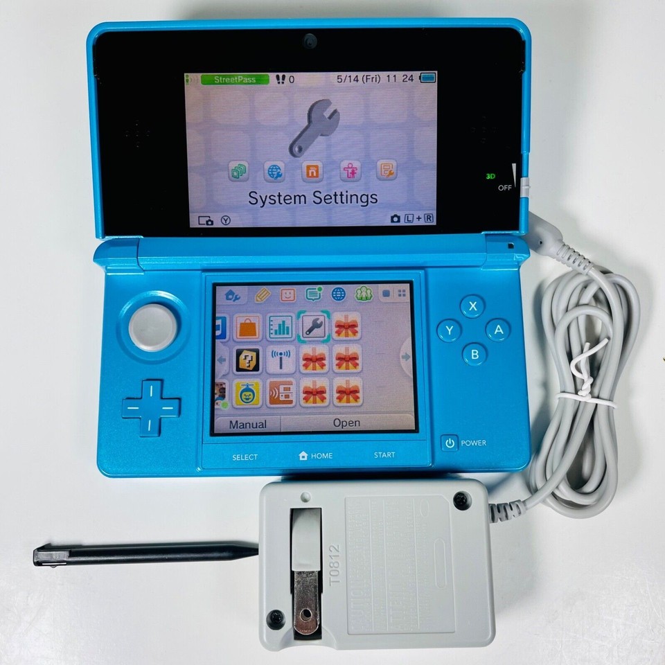 Nintendo 3DS / 3DS XL LL Region Free Console - SD, Charger, Stylus ...