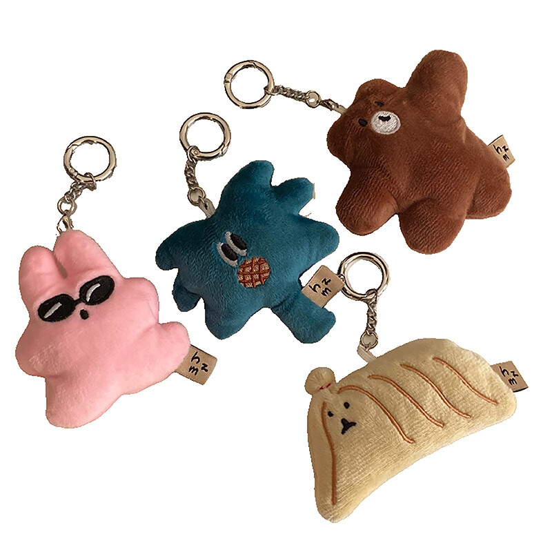 Rabbit Brown Tung Tree Coconut Tree Plush Doll Pendant Keychain Bag ...